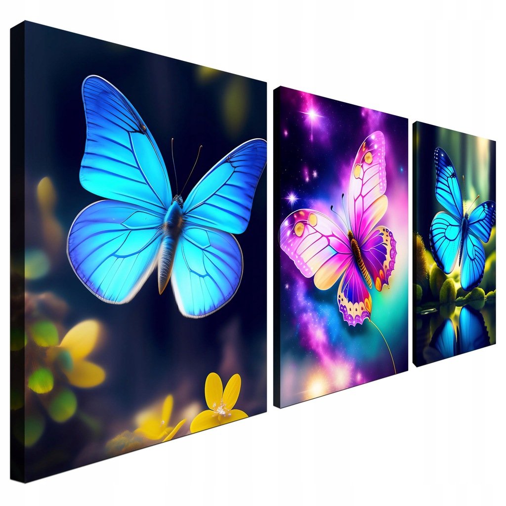 "Drugeliai" 180cm x 80cm paveikslas ant drobės | Ispudingai.lt