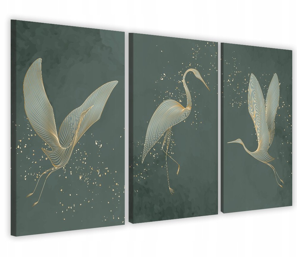 "Gervės" 120cm x 60cm paveikslas ant drobės | Ispudingai.lt